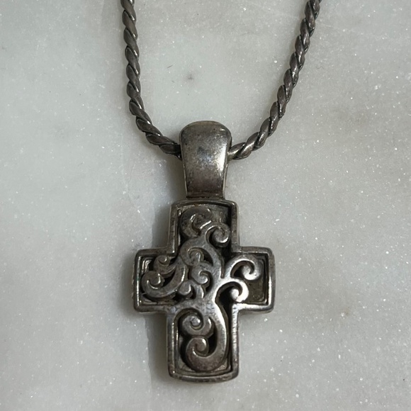 Brighton | Jewelry | Vintage Brighton Cross Necklace Pendant Style ...